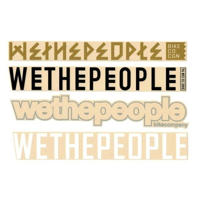 Wethepeople 4Big Sticker Set | Waller BMX