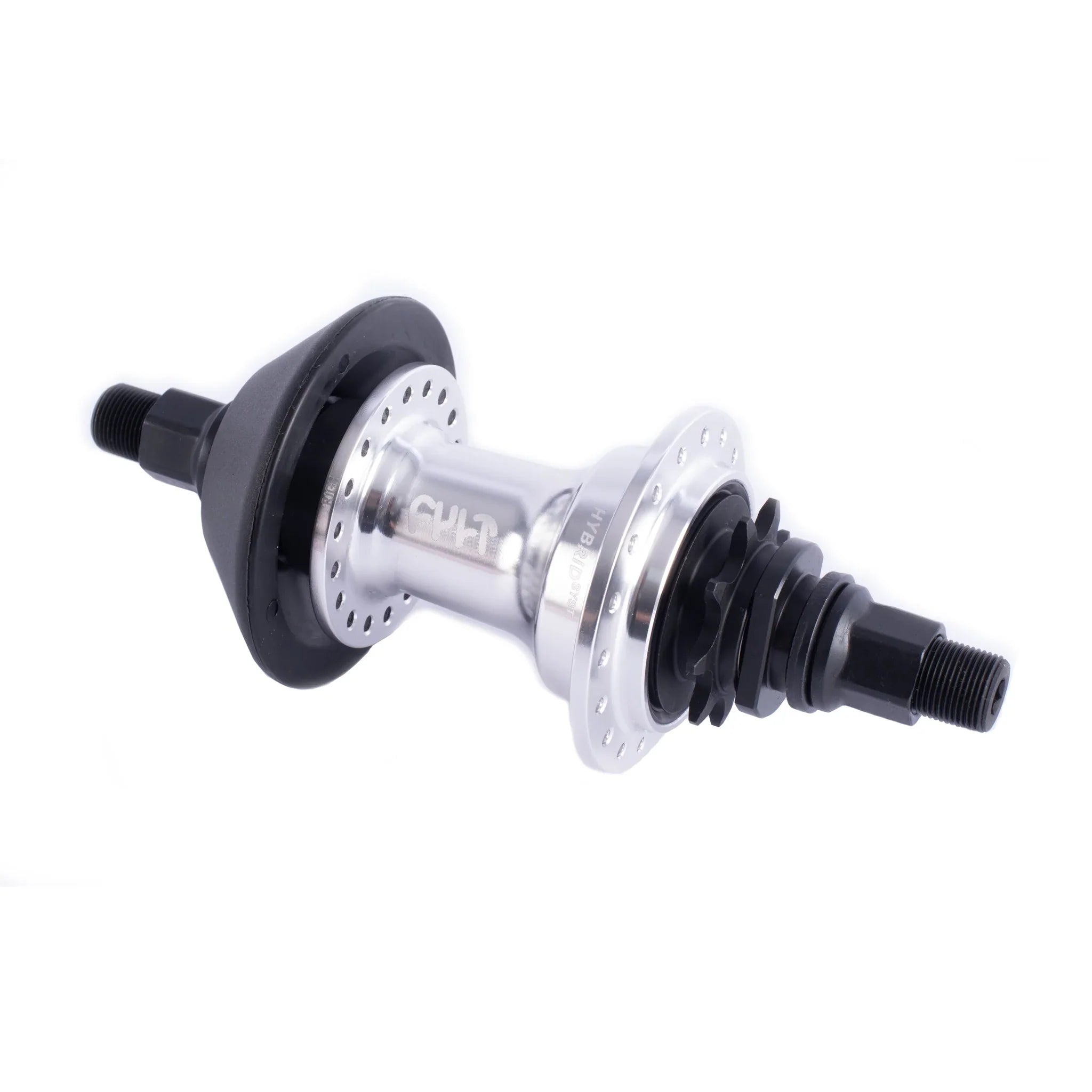 Cult LHD Hybrid Hub - Polished Silver 9 Tooth | Waller BMX