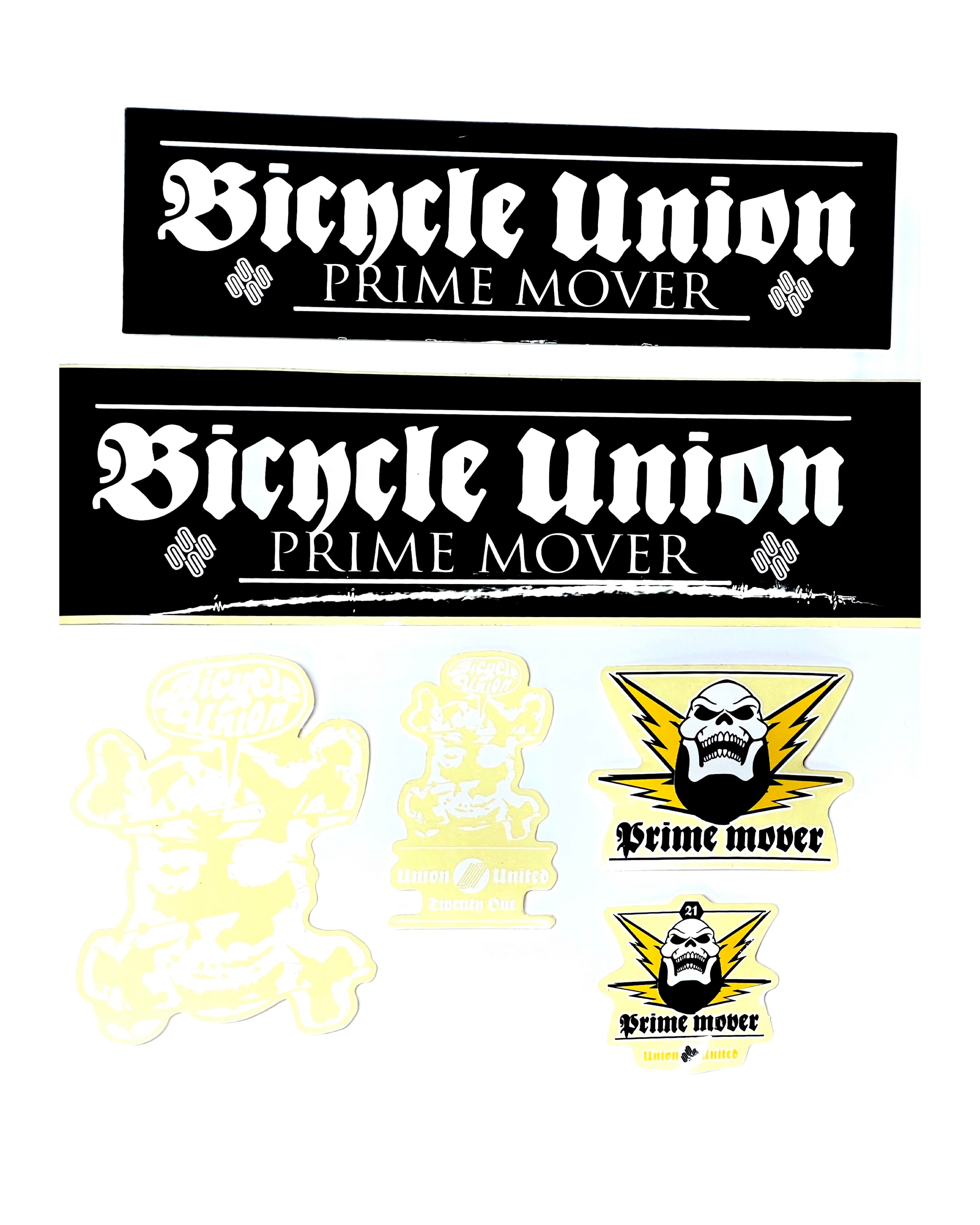 United x Union Prime Mover Sticker Pack | Waller BMX
