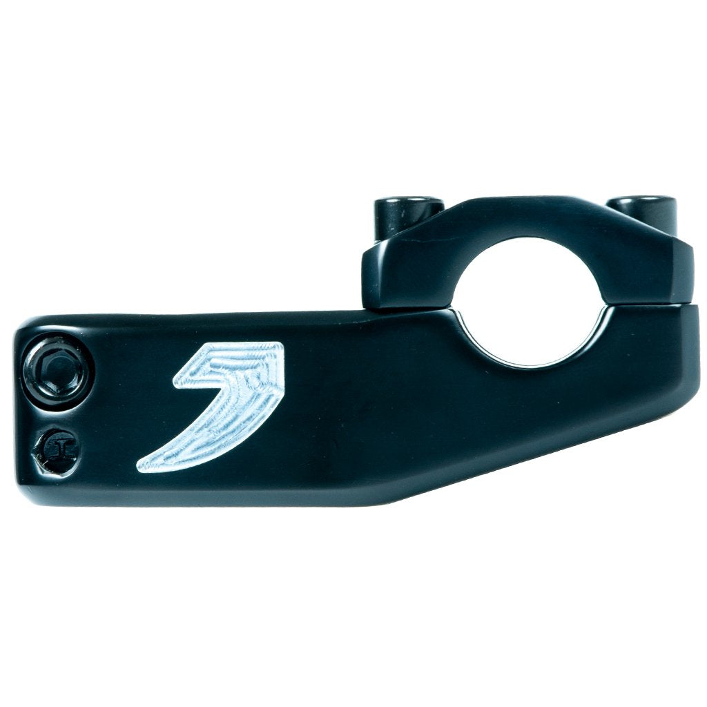 Tall Order Logo Stem - Black With Silver Logos 50mm Reach | Waller BMX